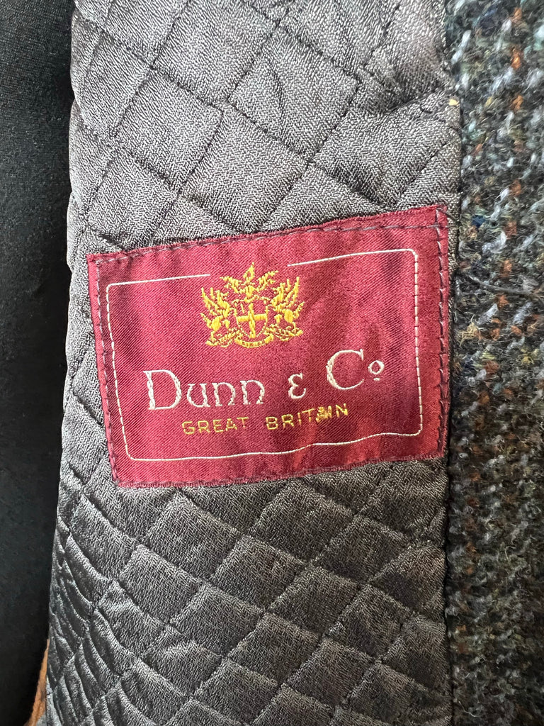Vintage 1970s Wool Check Crombie Dunn & Co Coat - Size XL - Mens ...
