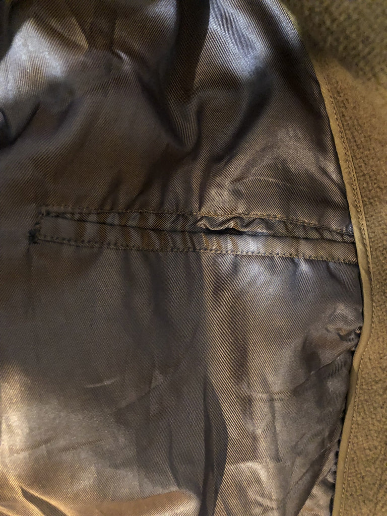 Vintage 1960s Wool Herringbone Coat by Gannex - Size UK 16 - Urban ...